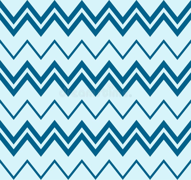Seamless Zigzag Vector Pattern Illustration Stock Vector - Illustration ...