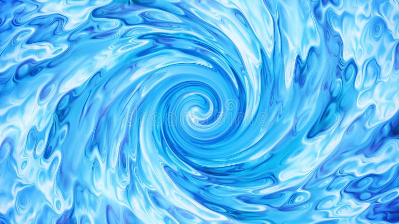 Liquid Wavy Blue Rotating Vortex Splash Stock Video - Video of ...