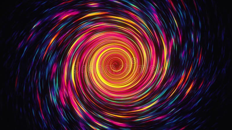 Fast Rotating Multicolored Spiral Vortex Stock Video - Video of ...