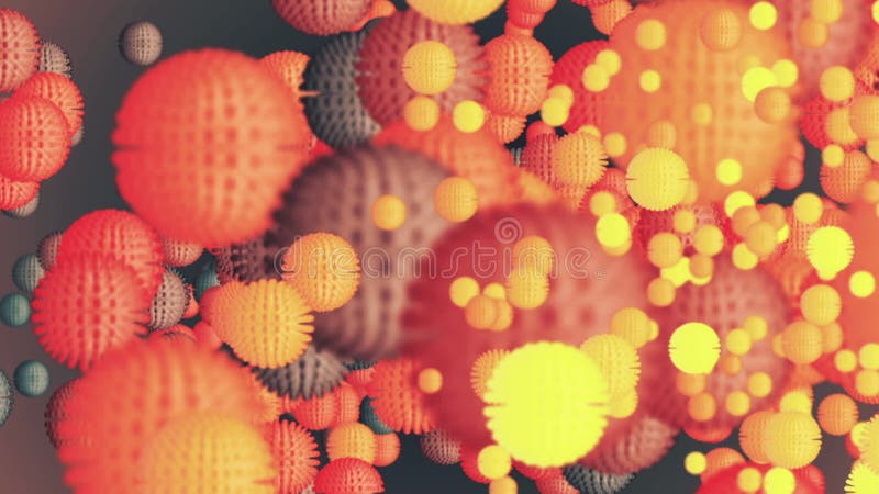 Abstract Multi-coloured Cells Background Animation Stock Footage ...