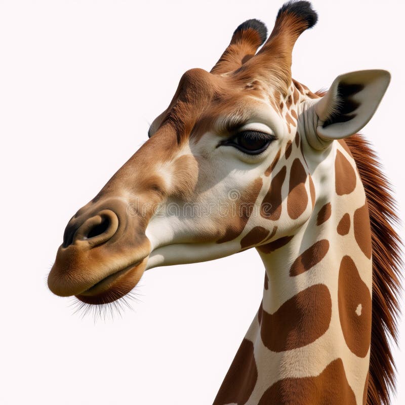 Seamlessly Rendered Photorealistic Giraffe with Distinct Patch Patterns ...