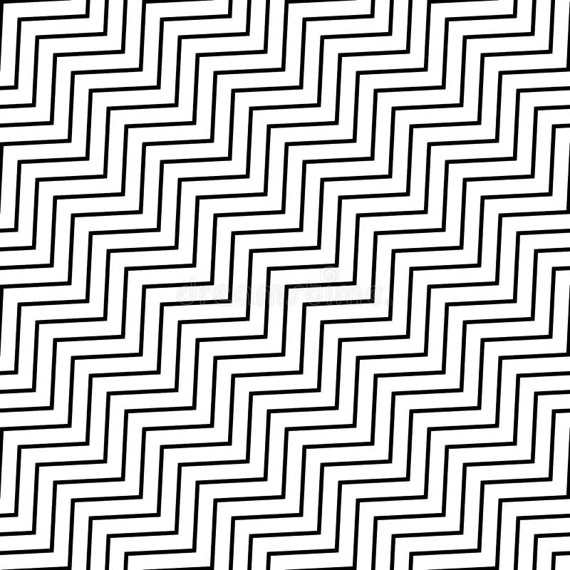 Seamlessly Repeatable Geometric Monochrome Pattern with Distorted Lines ...