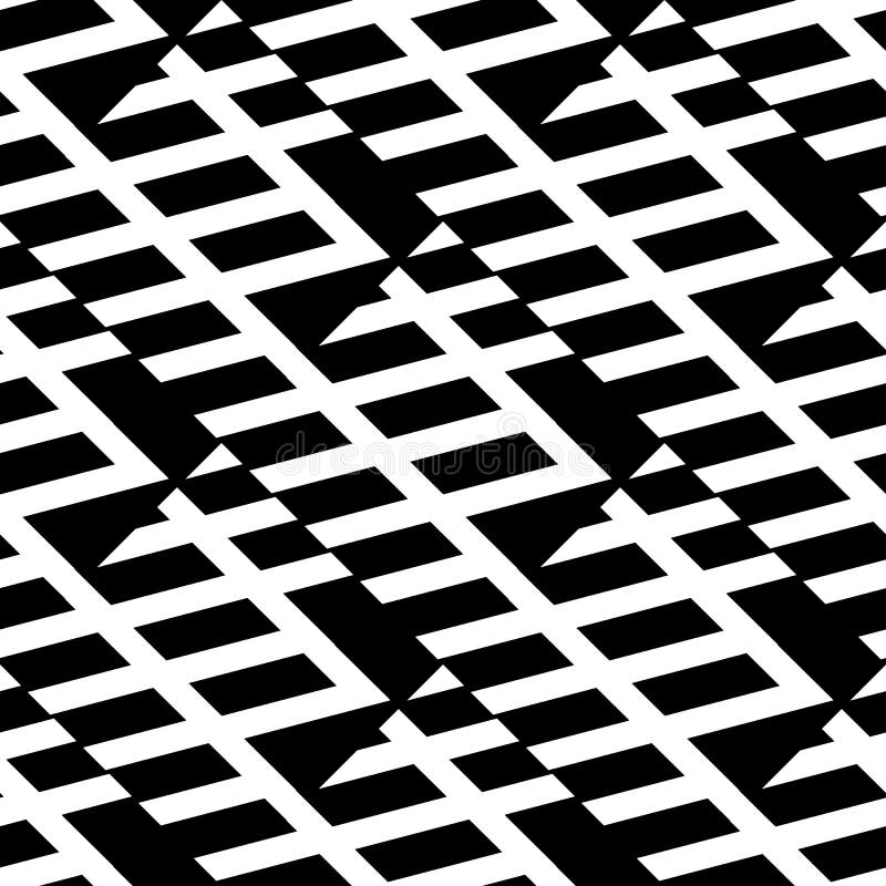 Seamlessly Repeatable Geometric Pattern - Abstract Monochrome Ba Stock ...