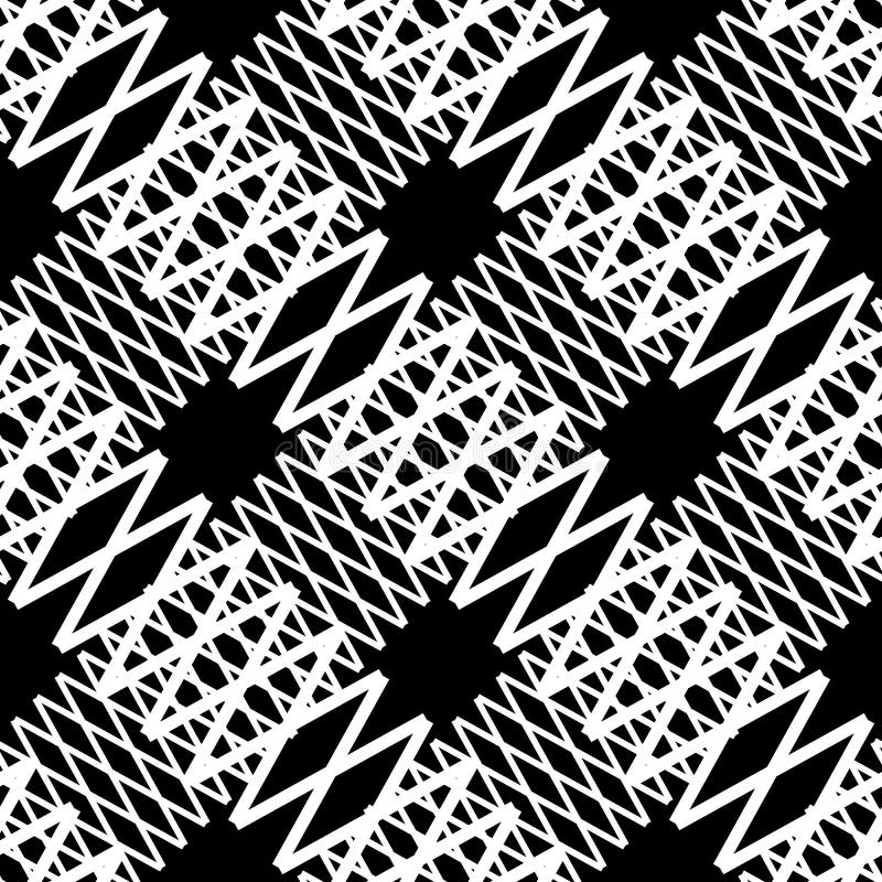 Seamlessly Repeatable Geometric Pattern - Abstract Monochrome Ba Stock ...