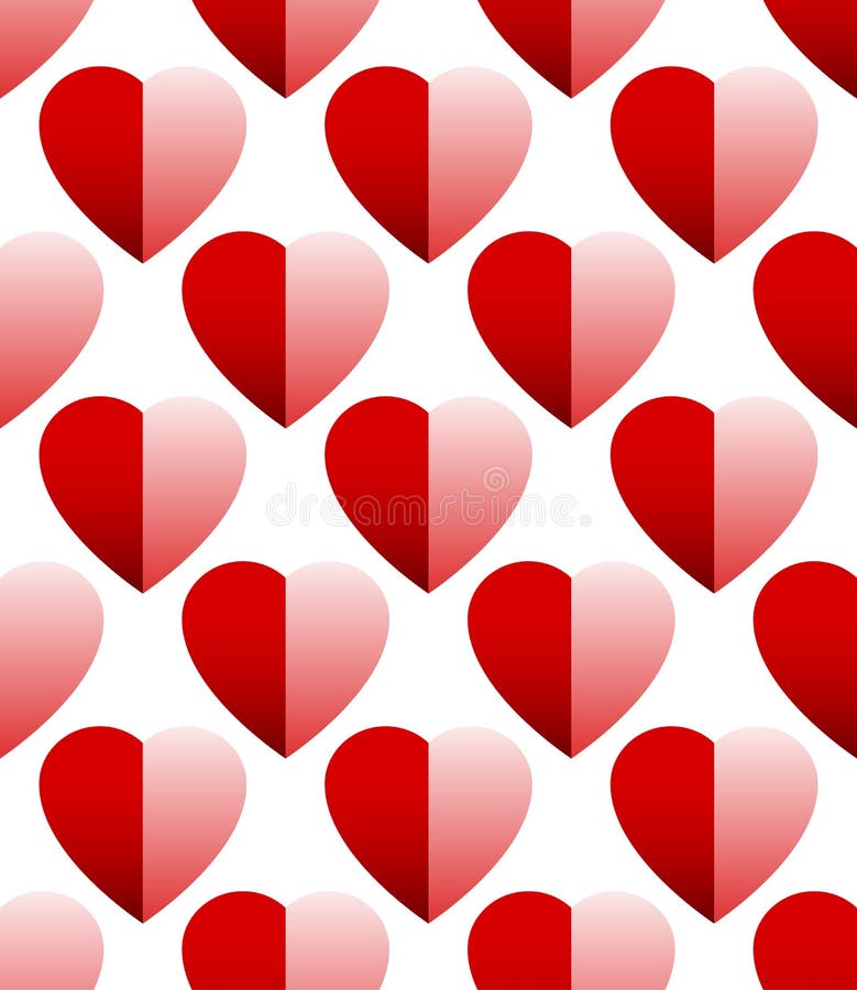 Half Heart Gradient Background Stock Illustration - Illustration of ...