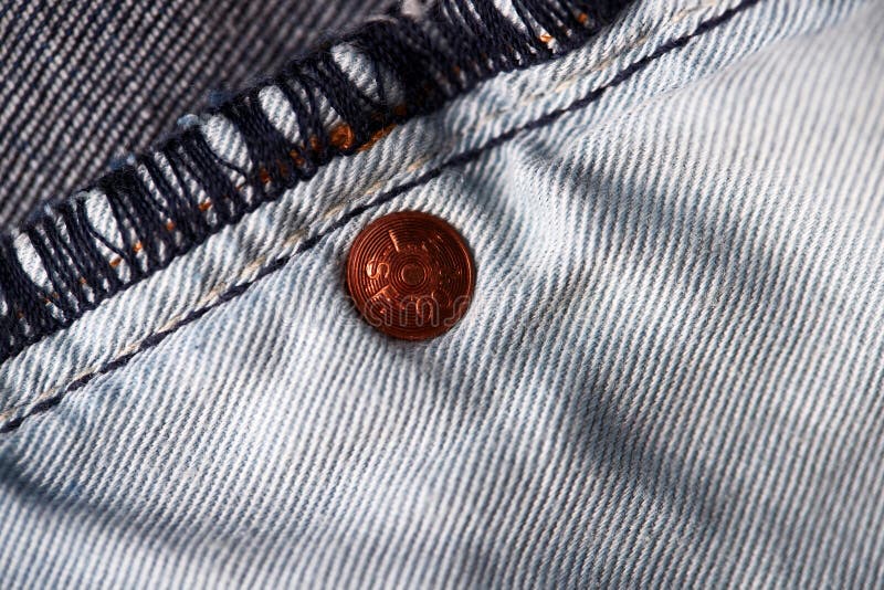 Seams on LEVI S Jeans Close-up. Stitching on Denim on the Inside ...