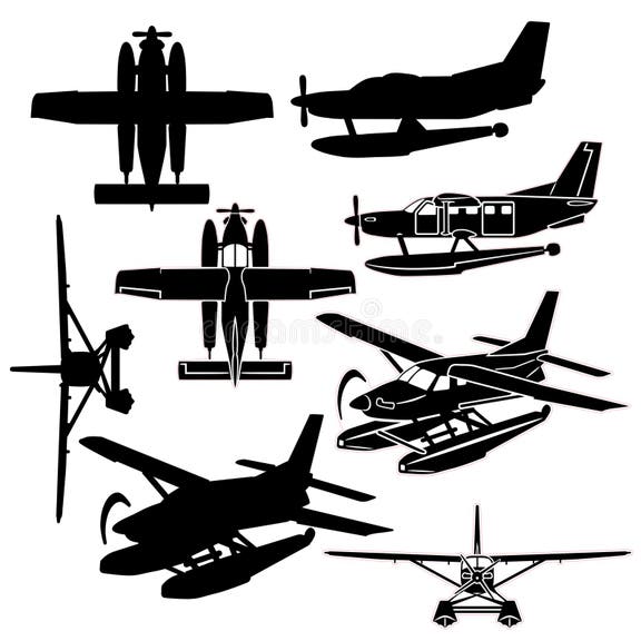 Seaplane Aircraft Vector Design Stock Vector - Illustration of vinyl ...