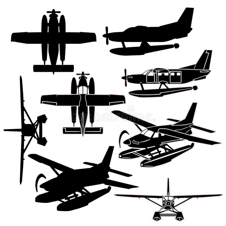 Seaplane Aircraft Vector Design Stock Vector - Illustration of vinyl ...