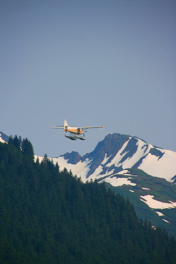 Seaplane, Alaska stock image. Image of pilots, propeller - 10361283