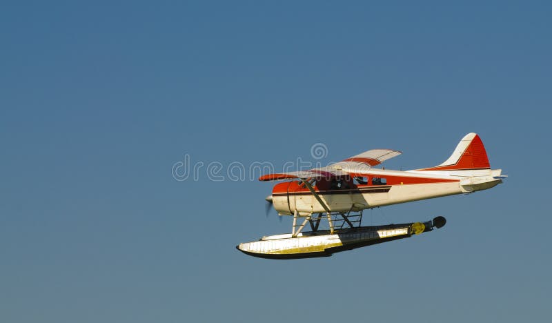 Seaplane in Canada stock image. Image of floatplane, landing - 15308979