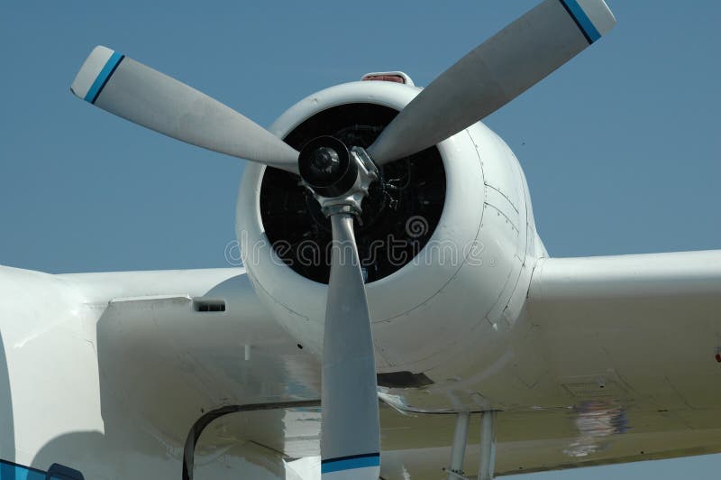 Seaplane propeller stock photo. Image of airplane, transportation - 363984