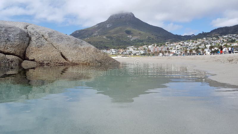 Seapoint beach stock image. Image of south, town, cape - 81345799