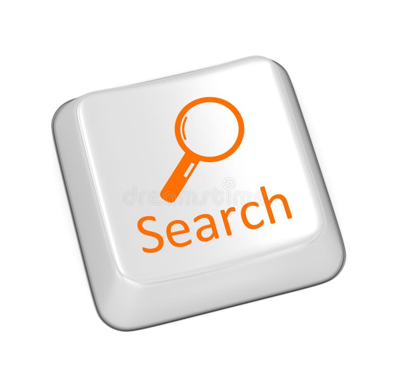 Search Keyboard Button stock illustration. Illustration of internet ...