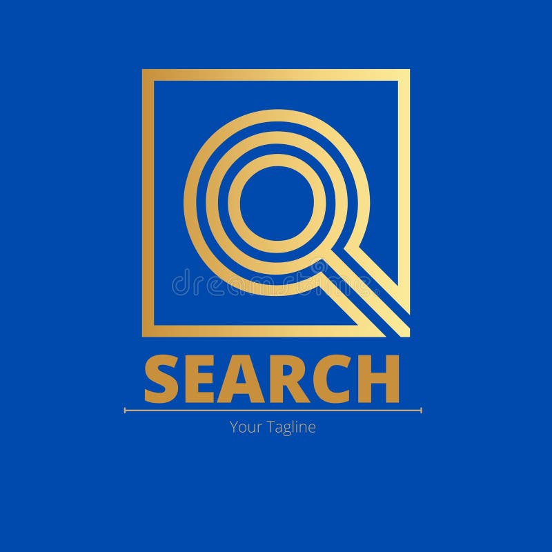 Search Magnifier Glass Logos Stock Illustrations – 52 Search Magnifier ...