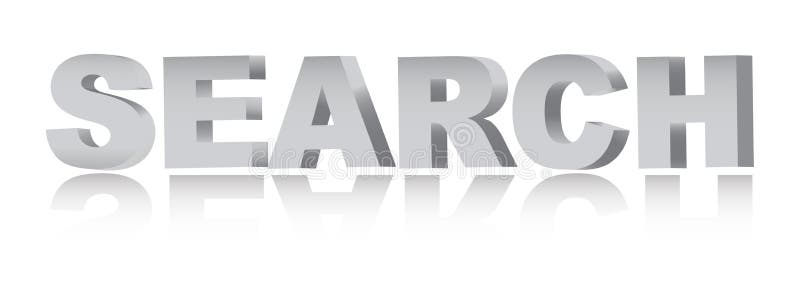 Search stock vector. Illustration of silver, identify3d - 8182691