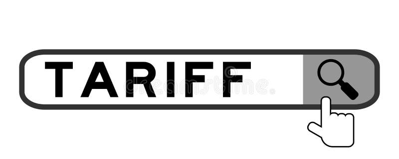 Search Banner in Word Cut Off with Hand Over Magnifier on White ...