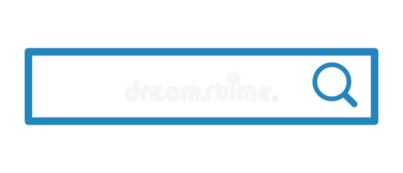 Search Bar. Search Box Icon. Vector. Stock Vector - Illustration of ...