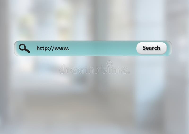 Search Bar with Bright Background Stock Image - Image of space ...