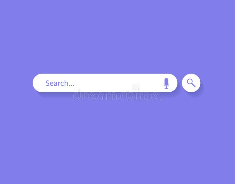 Search Bar Design Element. Search Bar for Website and UI, Mobile Apps ...