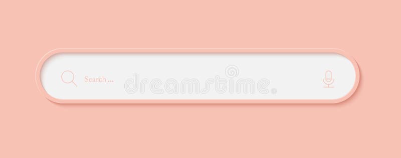 Search Bar Design Element. Search Bar for Website and UI, Mobile Apps ...