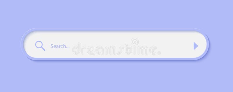 Search Bar Design Element. Search Bar for Website and UI, Mobile Apps ...