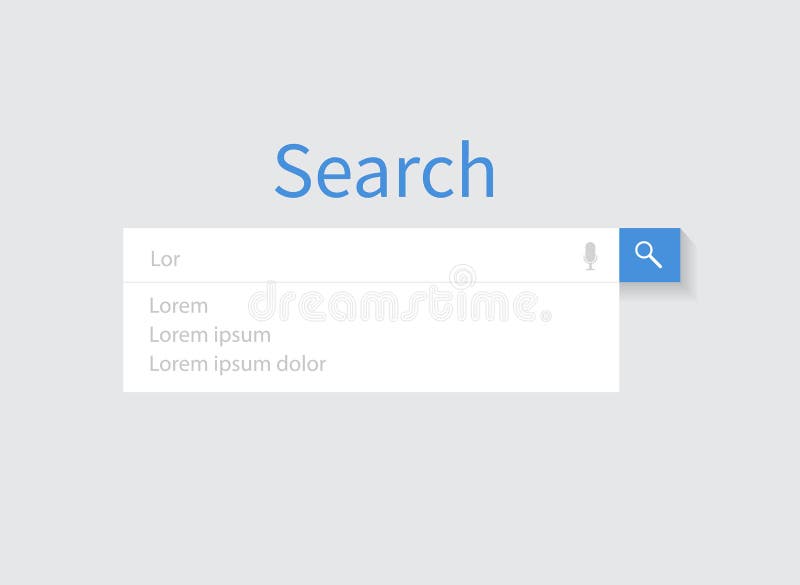 Search Bar Design Element. Search Bar for Website, Ui and Ux. Vector ...