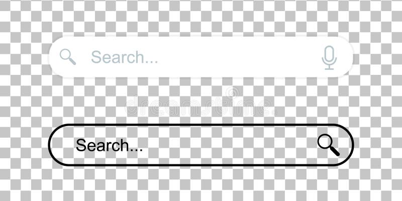 Search Address and Navigation Bar Icon. Search Bar Design Web UI ...