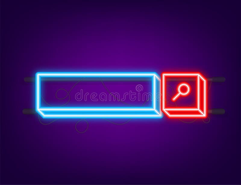 Search Bar Icon, Set of Search Boxes Ui Template Isolated on White ...