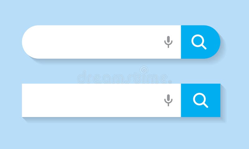 Blank Search Box Icon Vector Illustration Stock Vector - Illustration ...