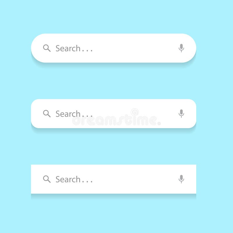 Search Bar Icon Vector Illustration for Web or Mobile App Stock Vector ...
