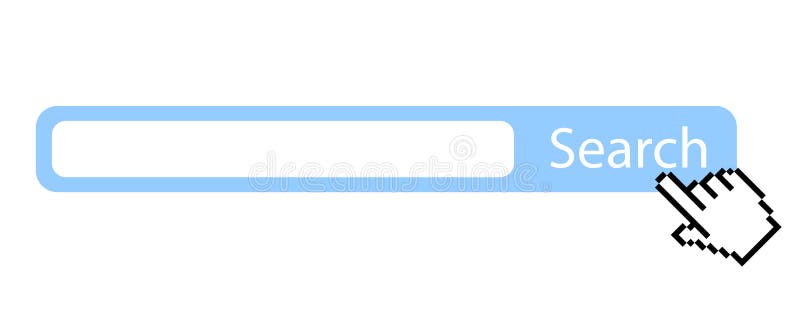 Search bar stock vector. Illustration of internet, isolated - 34158512