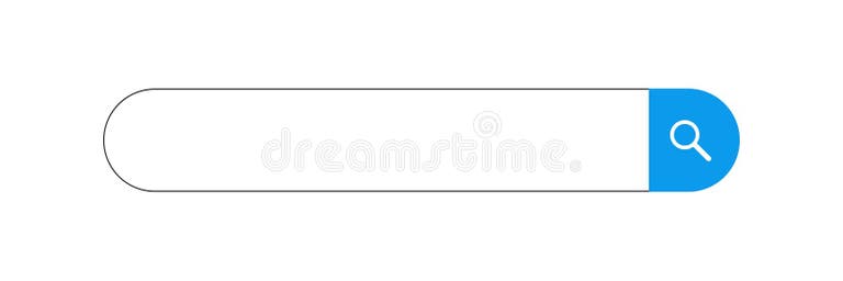Search bar mobile app stock vector. Illustration of template - 296424250