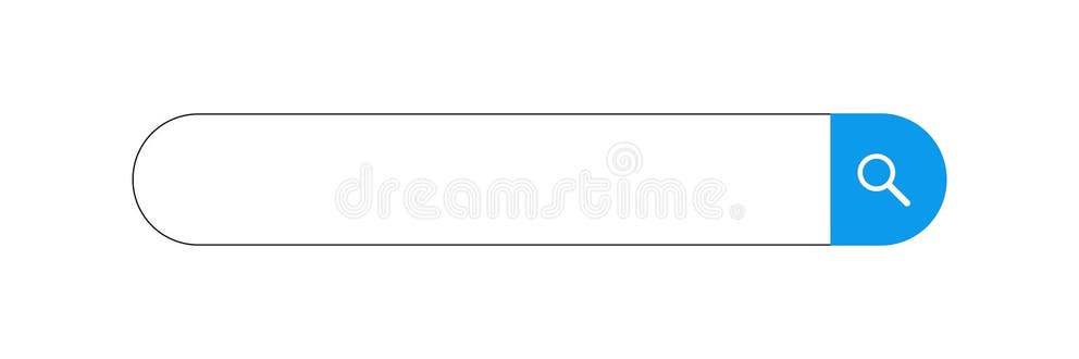 Search bar mobile app stock vector. Illustration of template - 296424250