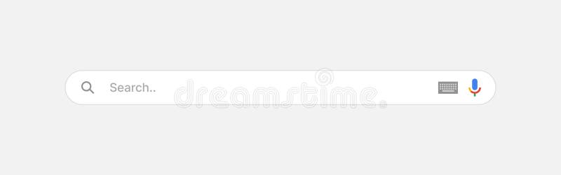 Search Bar Mockup, Homepage Search Designer Mockup, Internet Online ...