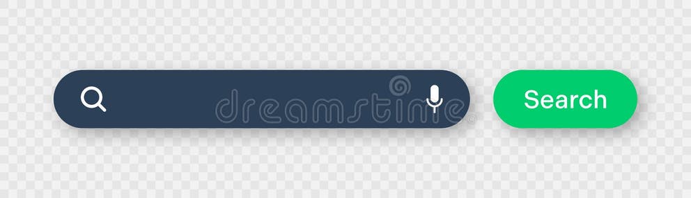 Search Bar with Round Corners. Internet Browser Engine with Search Box ...