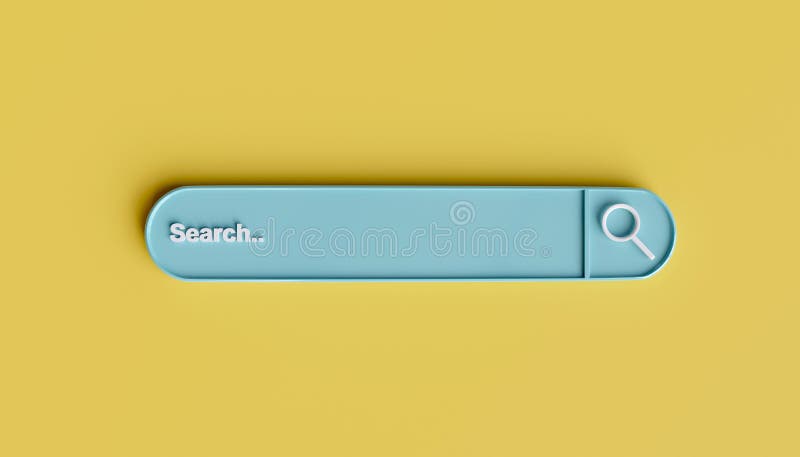 Search Bar, Search Engine on Background for Design. Stock Illustration ...