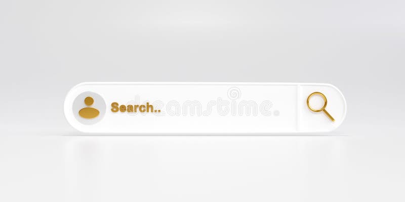 Search Bar, Search Engine on Background for Design. Stock Illustration ...