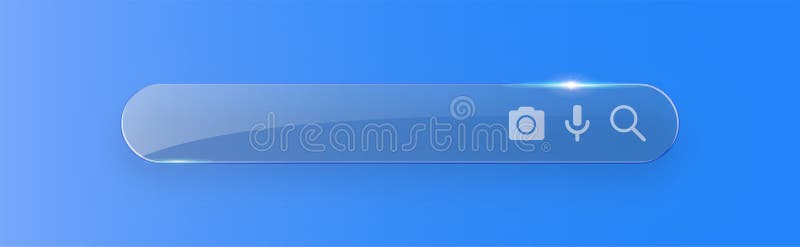 Search Bar. Search Internet Box, Website Ui Bars with Shadows and Blank ...