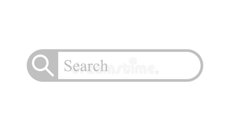 Search Bar. Set of Search Bar Stock Vector - Illustration of data ...