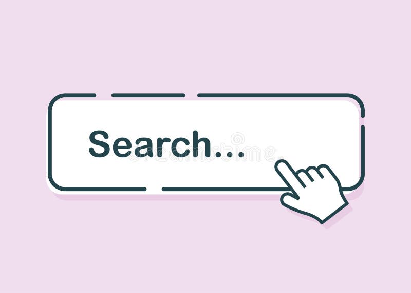 Search Bar with Suggestions for UI and Website Design on a Bright ...