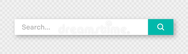 Search Bar Template. Internet Browser Engine with Search Box, Address ...