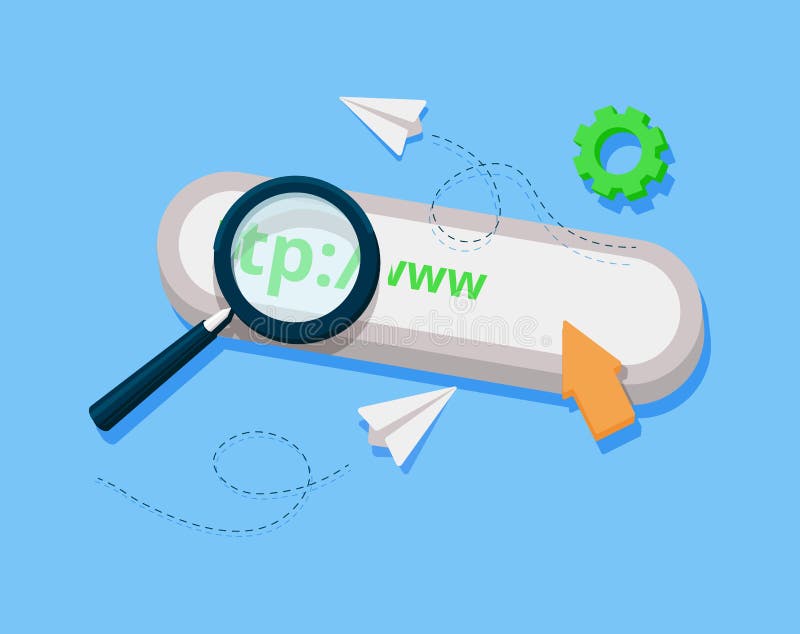 Search Bar Template for Website. Navigation Search for Browser ...