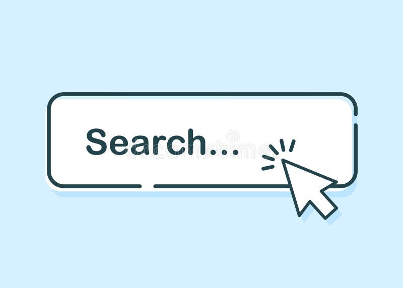 Search Bar for Ui, Design and Web Site. Search Address and Navigation ...