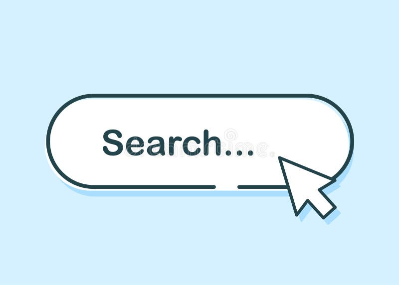 Search Bar for Ui, Design and Web Site. Search Address and Navigation ...