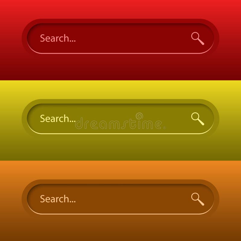 Search Bar for Ui, Design and Web Site. Search Address and Navigation ...