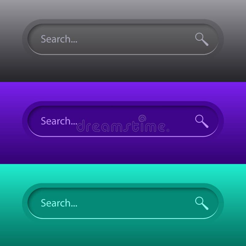 Search Bar for Ui, Design and Web Site. Search Address and Navigation ...