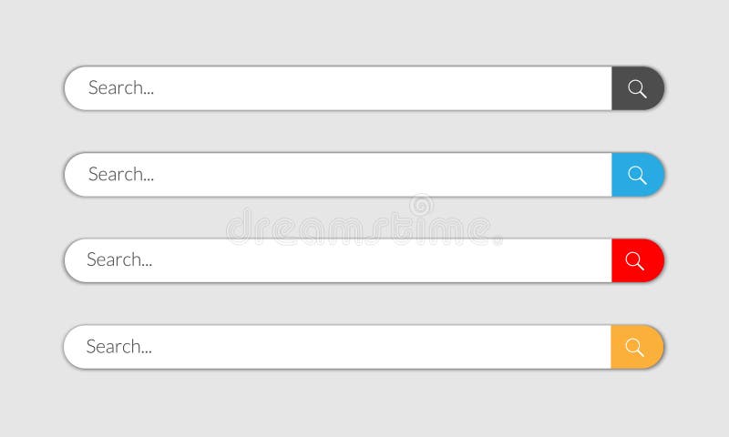 Search Bar for User Interface, Web, Ui, Colored Search Box with Shadow ... Search Bar for User Interface, Web, Ui, Colored Search Box with Shadow ...