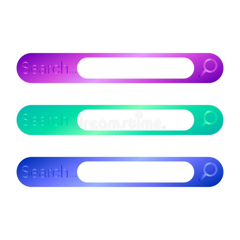 Search Bar Vector Element Design Stock Illustration - Illustration of ...