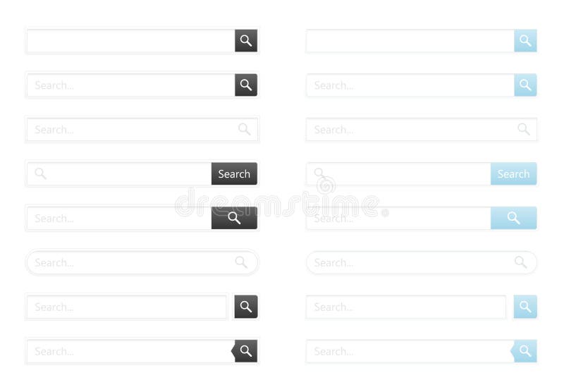 Search Bar Vector Element Design Stock Vector - Illustration of ...