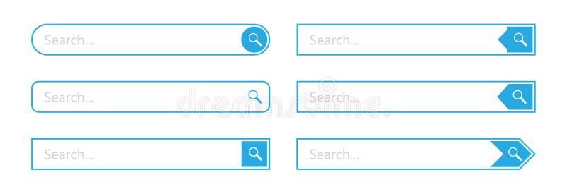 Search Bar - Vector Element Web Design Stock Illustration ...